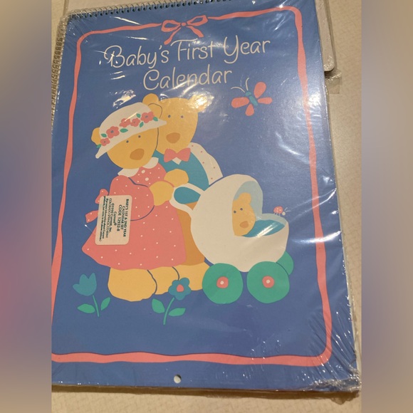 Office | Vintage Current Babys 1st And 2nd Year Calendars | Poshmark